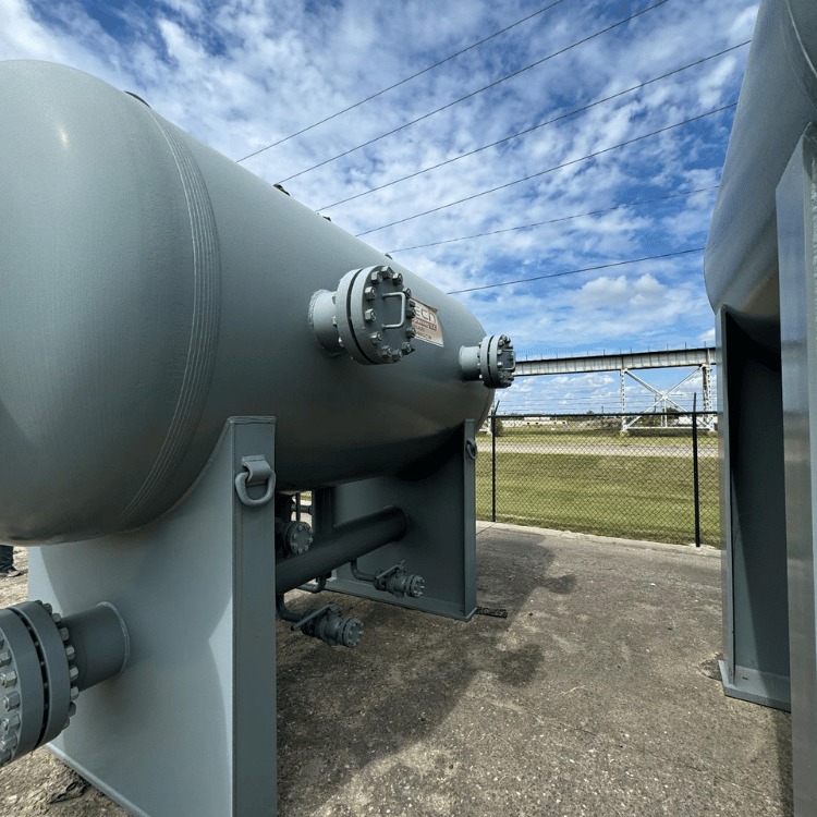 CYCLONE HORIZONTAL SEPARATOR-36”- 72” X 10’ S/S X 860PSI – Petrolequip, LLC
